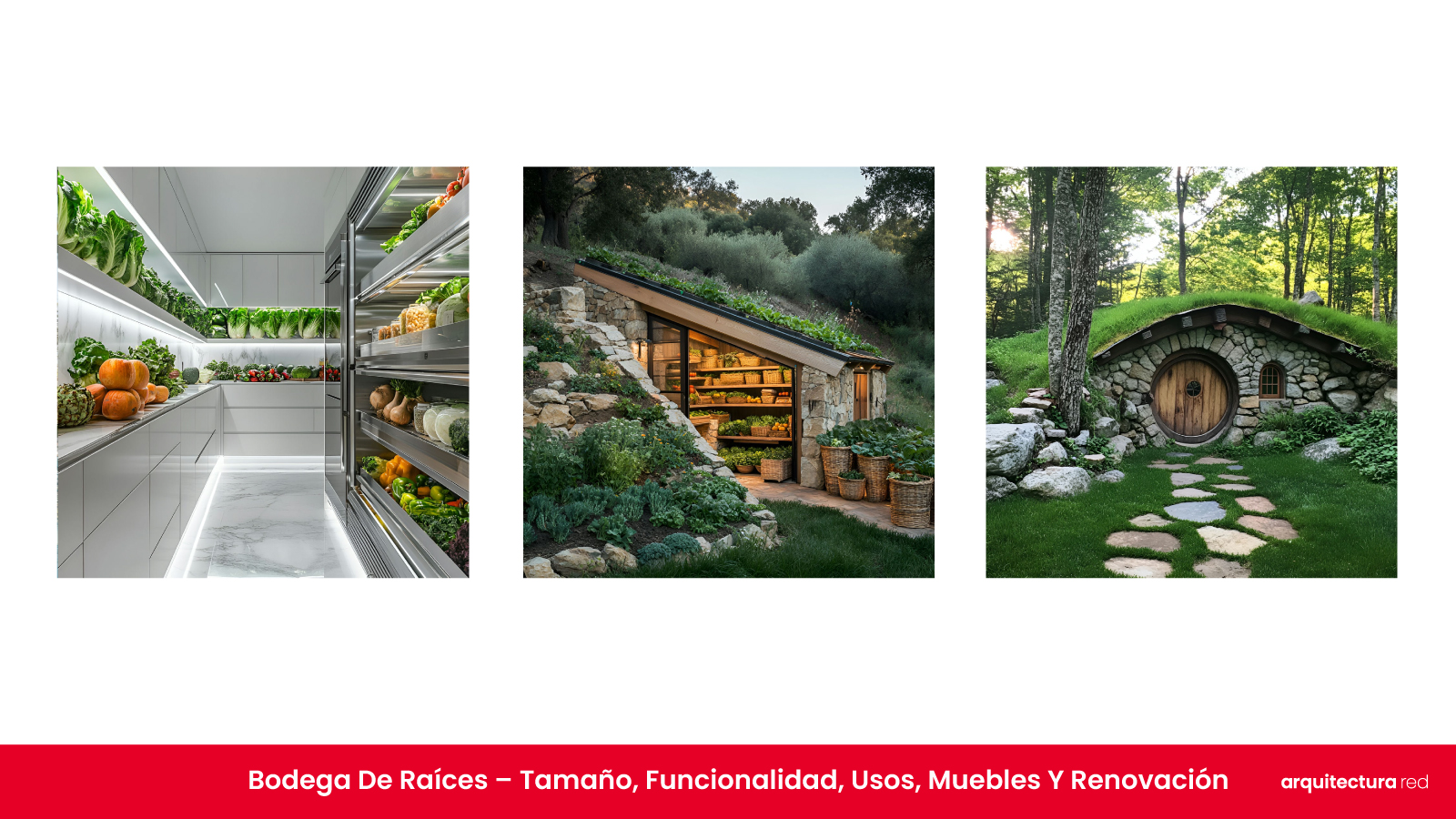 Bodega de raíces: Tamaño, Funcionalidad, Usos, Mobiliario y Renovación