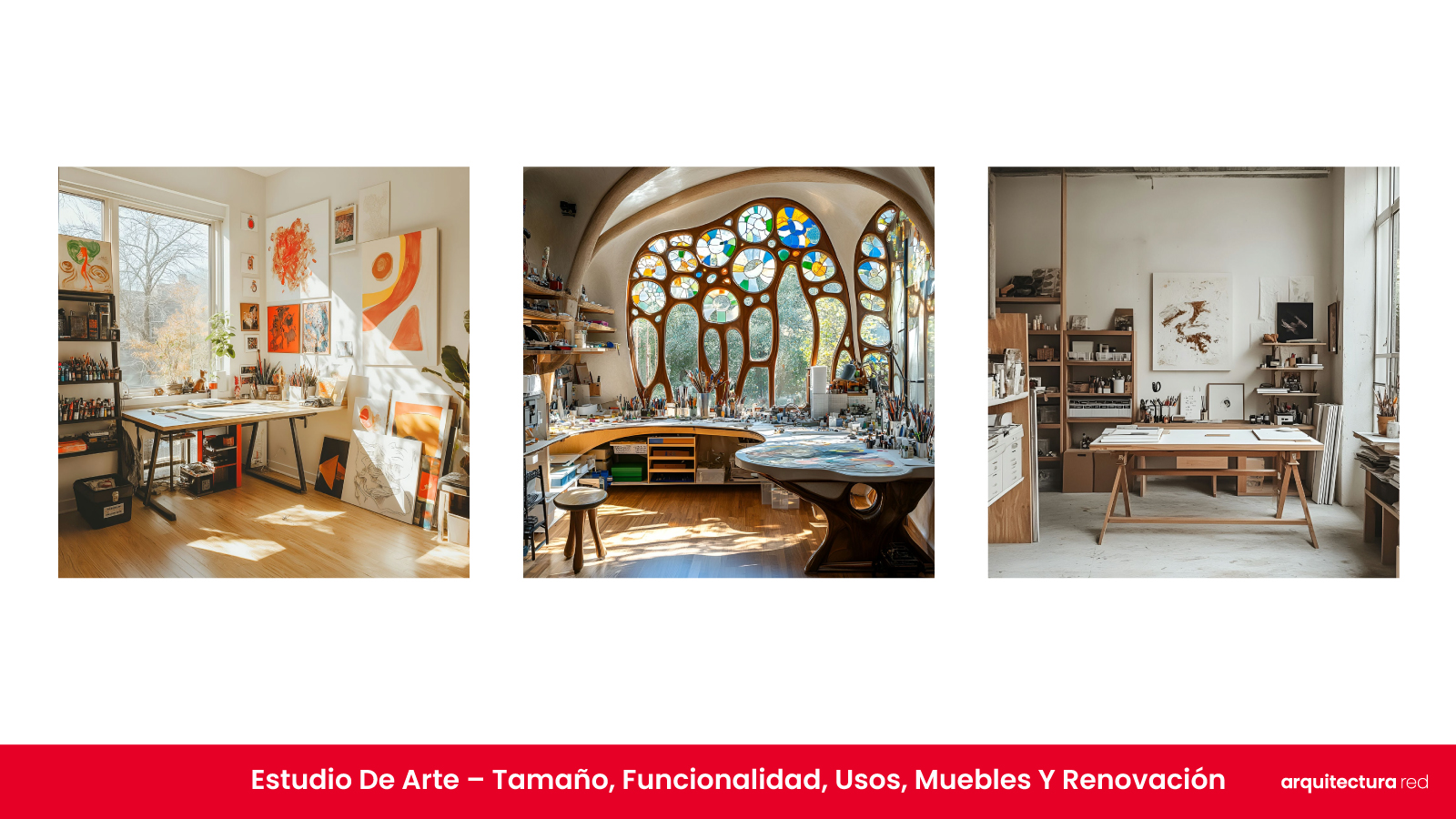 Estudio de arte: tamaño, funcionalidad, usos, mobiliario y renovación