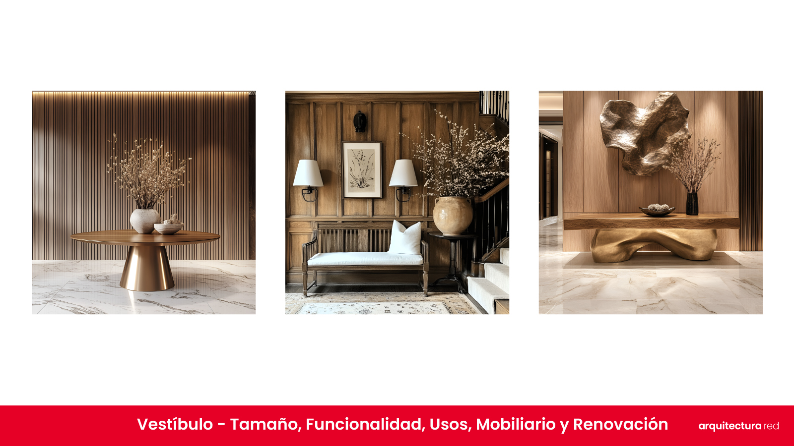 Vestíbulo: Tamaño, Funcionalidad, Usos, Mobiliario Y Renovación